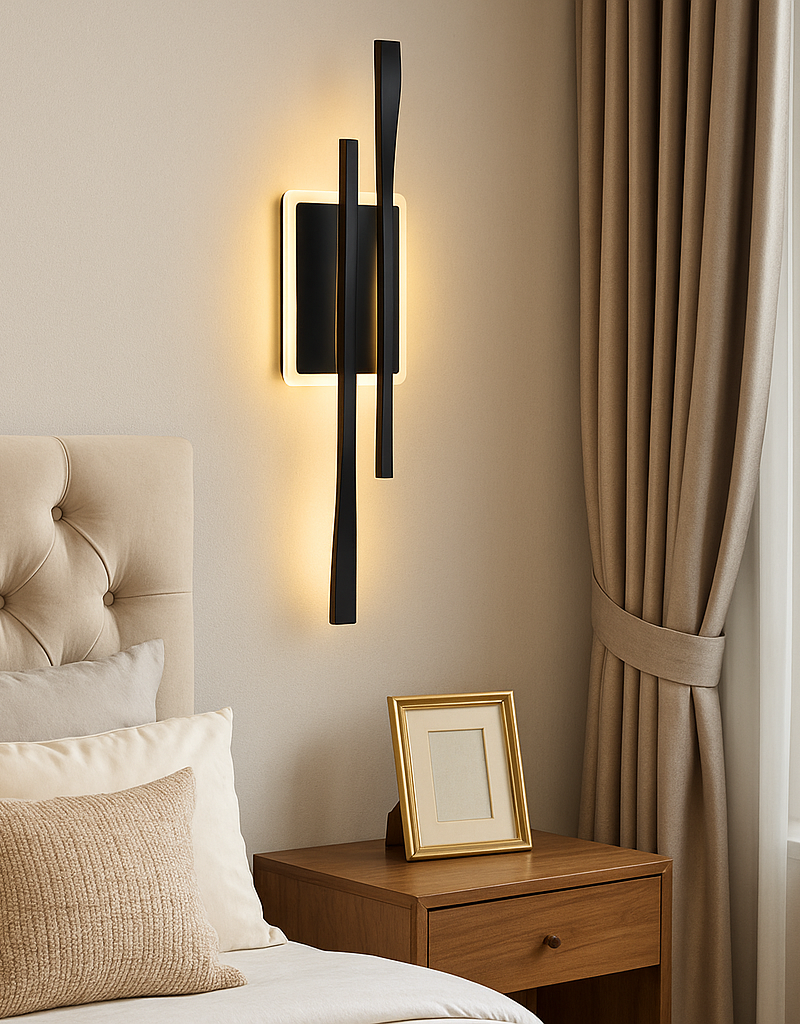 Sleek Louvered LED Outdoor Wall Sconce | Modern Downlight – AH Home Store